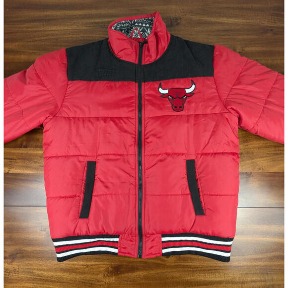 NBA | Jackets & Coats | Nba Chicago Bulls Puffer Jacket Mens Large ...